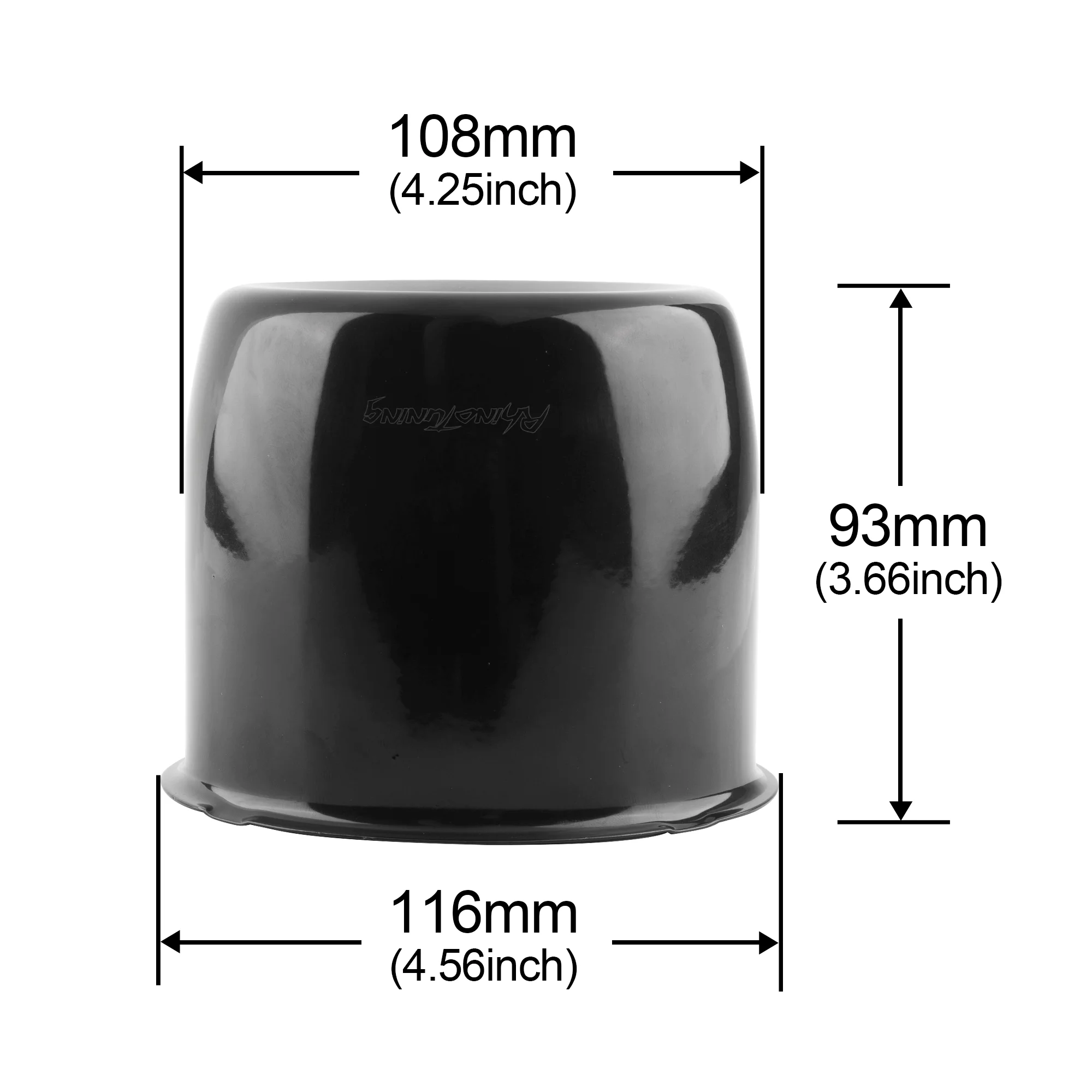 4pcs 4.25" Push Thru Center Caps for Truck SUV Wheels