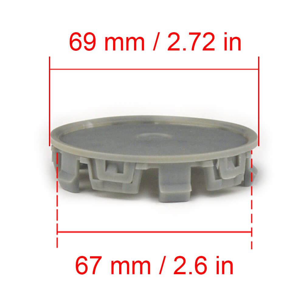4pcs for BMW Wheel Center Caps Fit E82 E88 E21 E30 E34 E39 69mm/2.6in