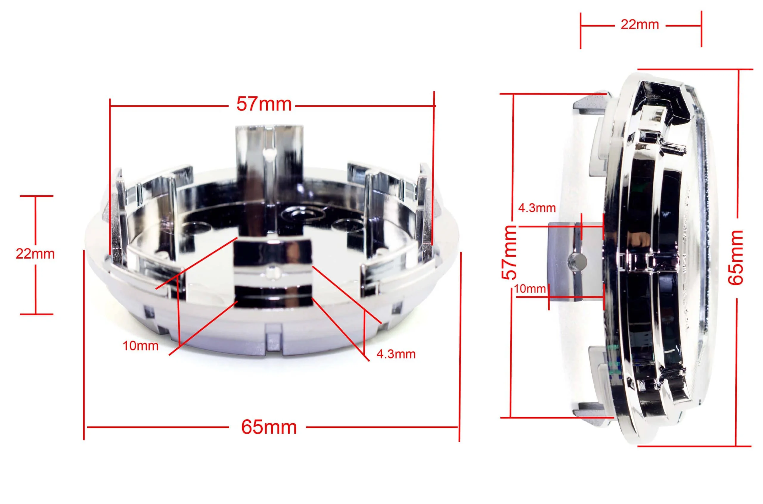 4pcs for Rays Wheel Center Caps Fit 57CR and 57DR Gram Lights Wheels ...