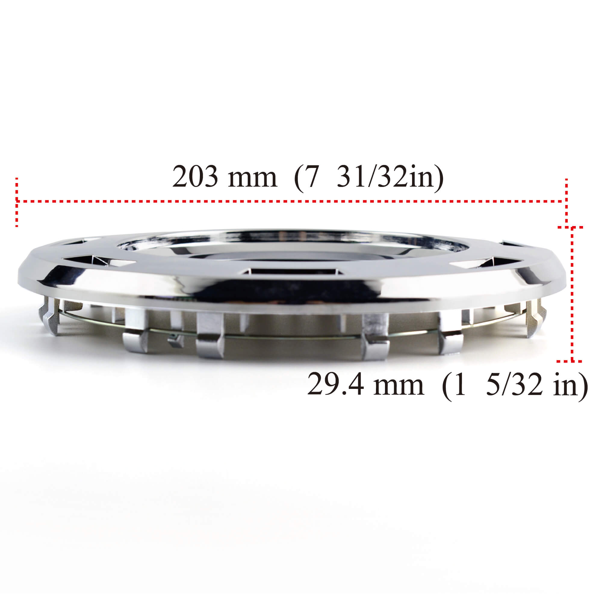 4pcs for Cadillac Wheel Center Caps Fit Cadillac Escalade 203.1mm/7.99in